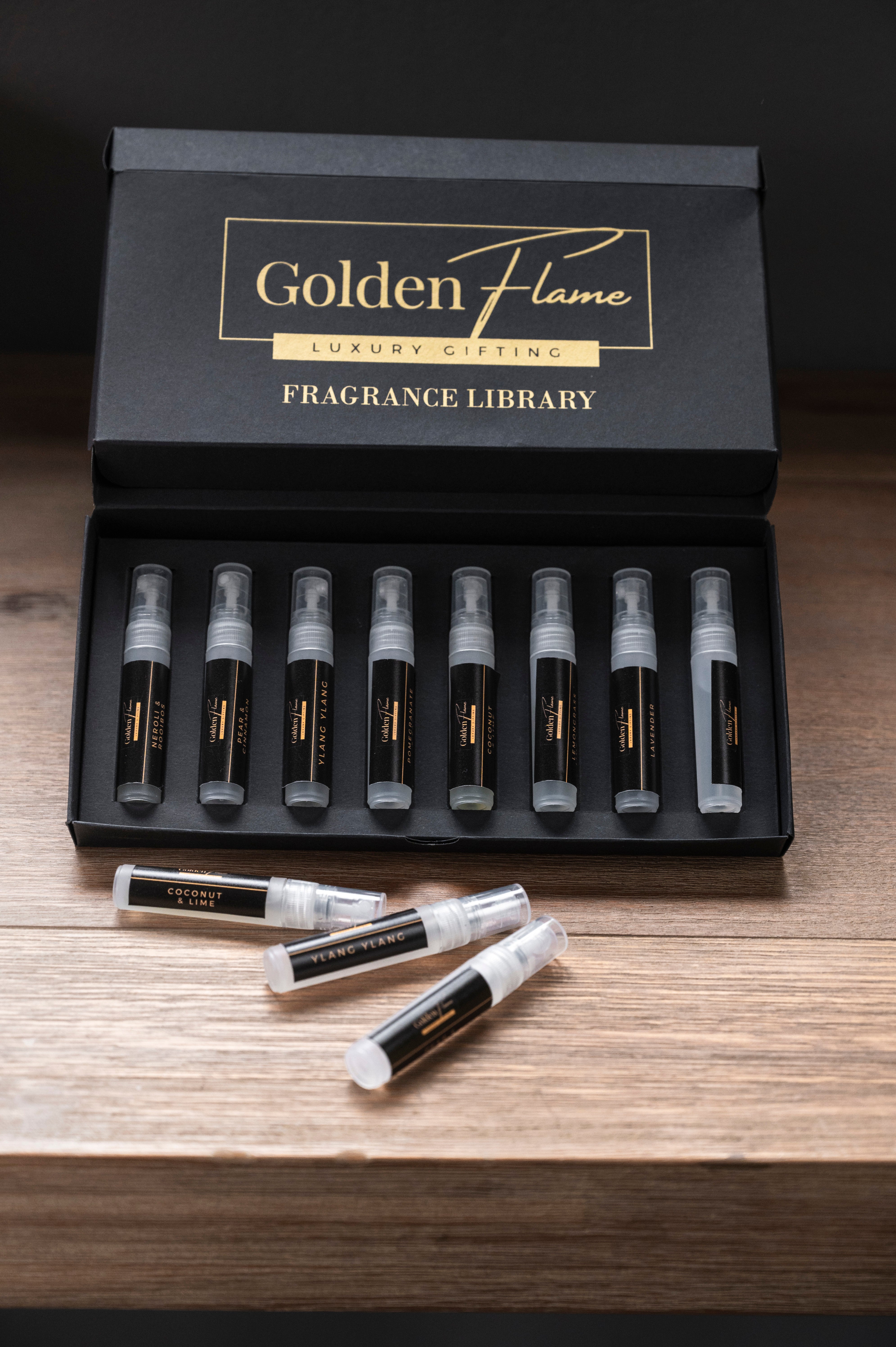Fragrance Library – Mini Discovery Set – Golden Flame